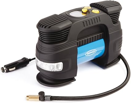 Ring RAC830 12V Rapid Digital Tyre Inflator for Large Tyres, Preset ...