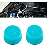 Amazon.com: 2PCS Car Air Conditioner Dust Valve Caps,Blue Car AC Low ...