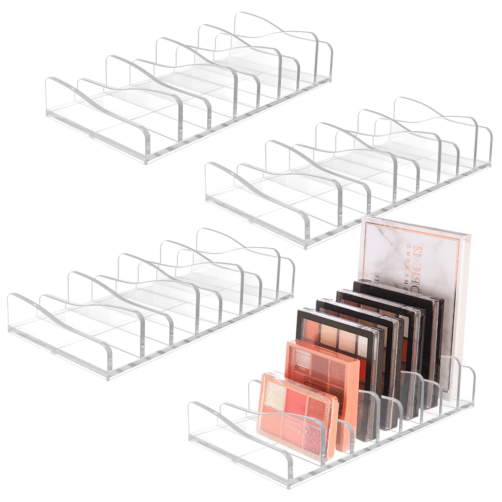 Mua FLMOUTN 4 Pack Makeup Pallet Organizer Eyeshadow Palette Organizers ...