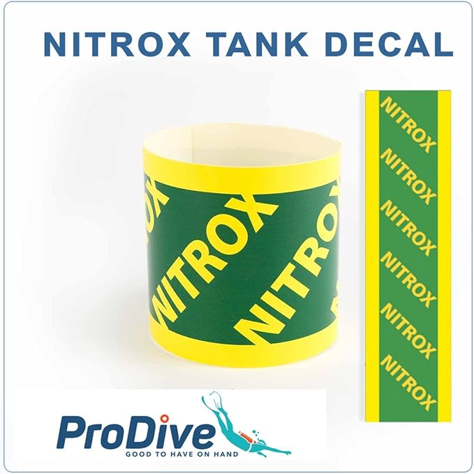 Nitrox Tank Decal Sticker Small Large Dive Cylinder: Amazon.de: Sport ...