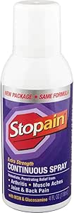 Amazon.com: Stopain Pain Relief Spray Extra Strength 4oz (2 Pack ...