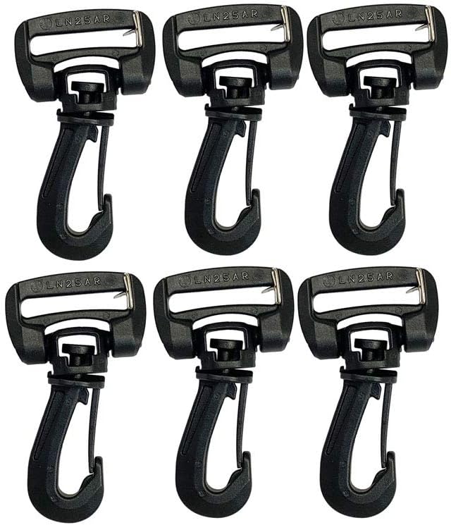 Amazon.com: Ykk Kit - Plastic Lug Swivel Rotate Snap Hook 1", Tri‑Bar ...