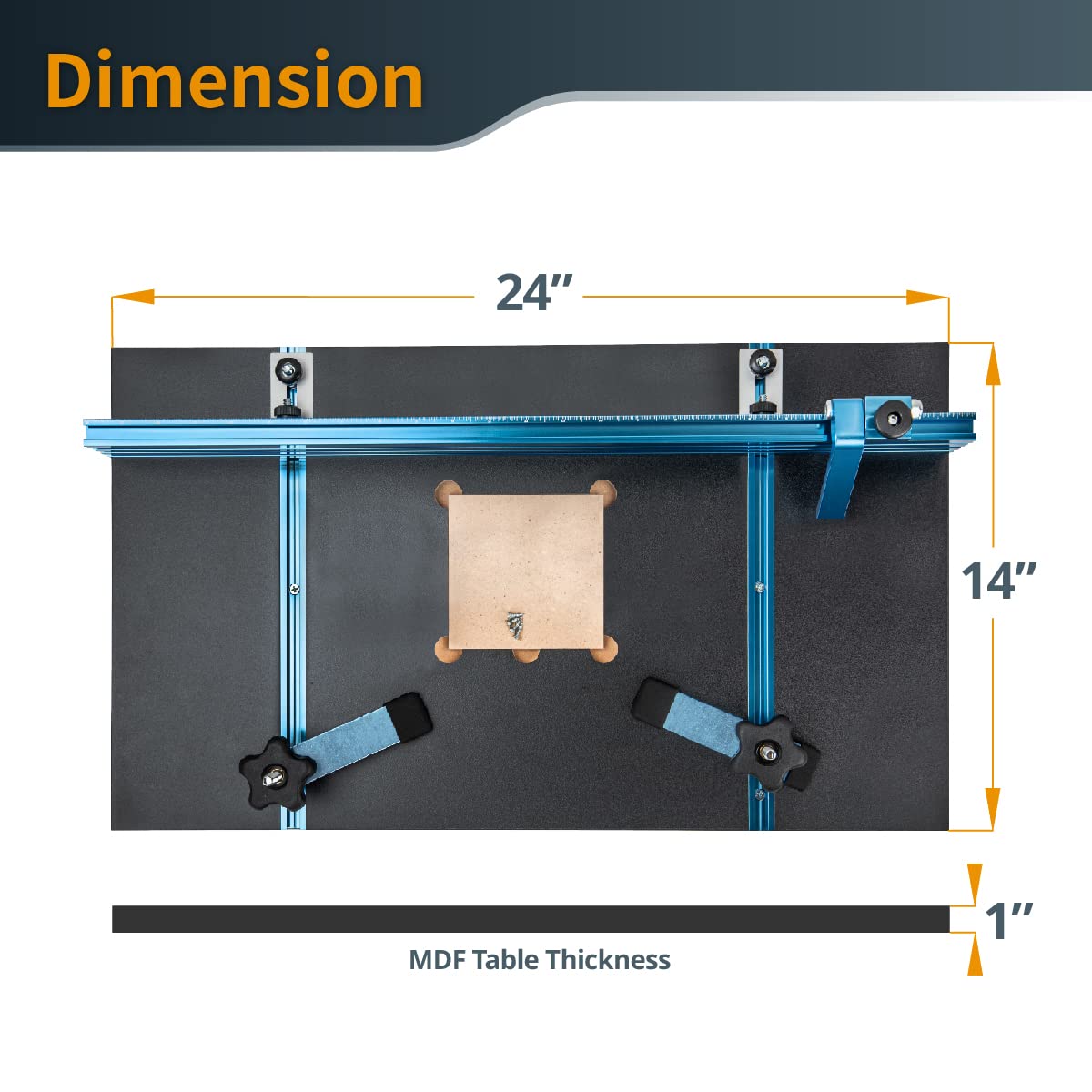 Mua POWERTEC Drill Press Table Accessories Kit w/T Track Drill Press ...