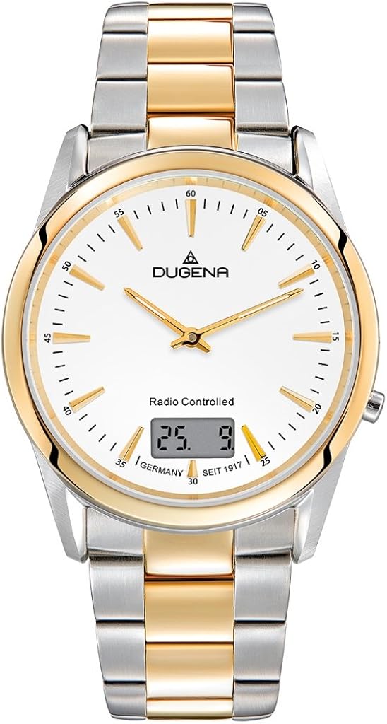 Dugena Herren Digital Uhr mit Edelstahl Armband 4460675.0 : Amazon.de ...