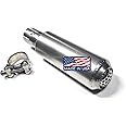 Amazon.com: ARSPORT Stainless steel Muffler Slip-On 1.25" OD tubing ...