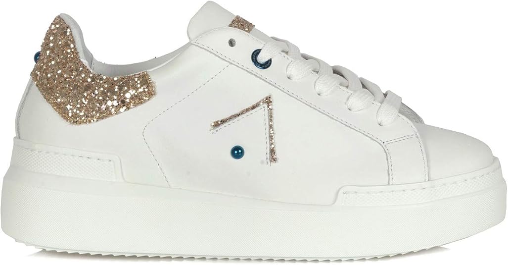 Ed Parrish - Sneakers - 350228 - Bianco/Platino - Bianco/Platino, 36 ...