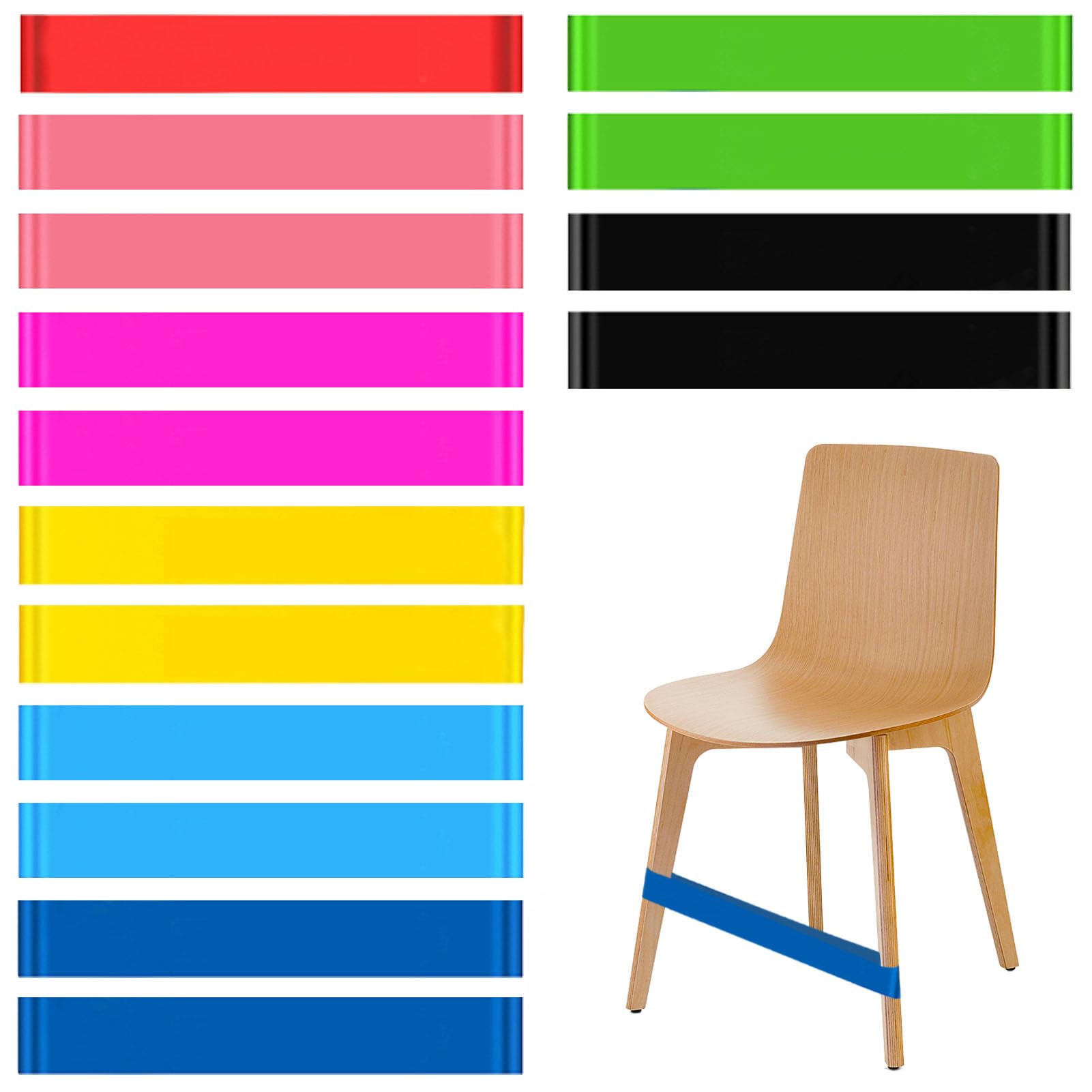 Mua 15 PCS Chair Bands for Kids with Fidgety Feet, Flexible Seating ...