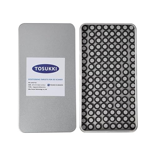 TOSUKKI 6mm Magnetic Positioning Targets with Black Contour for 3D ...