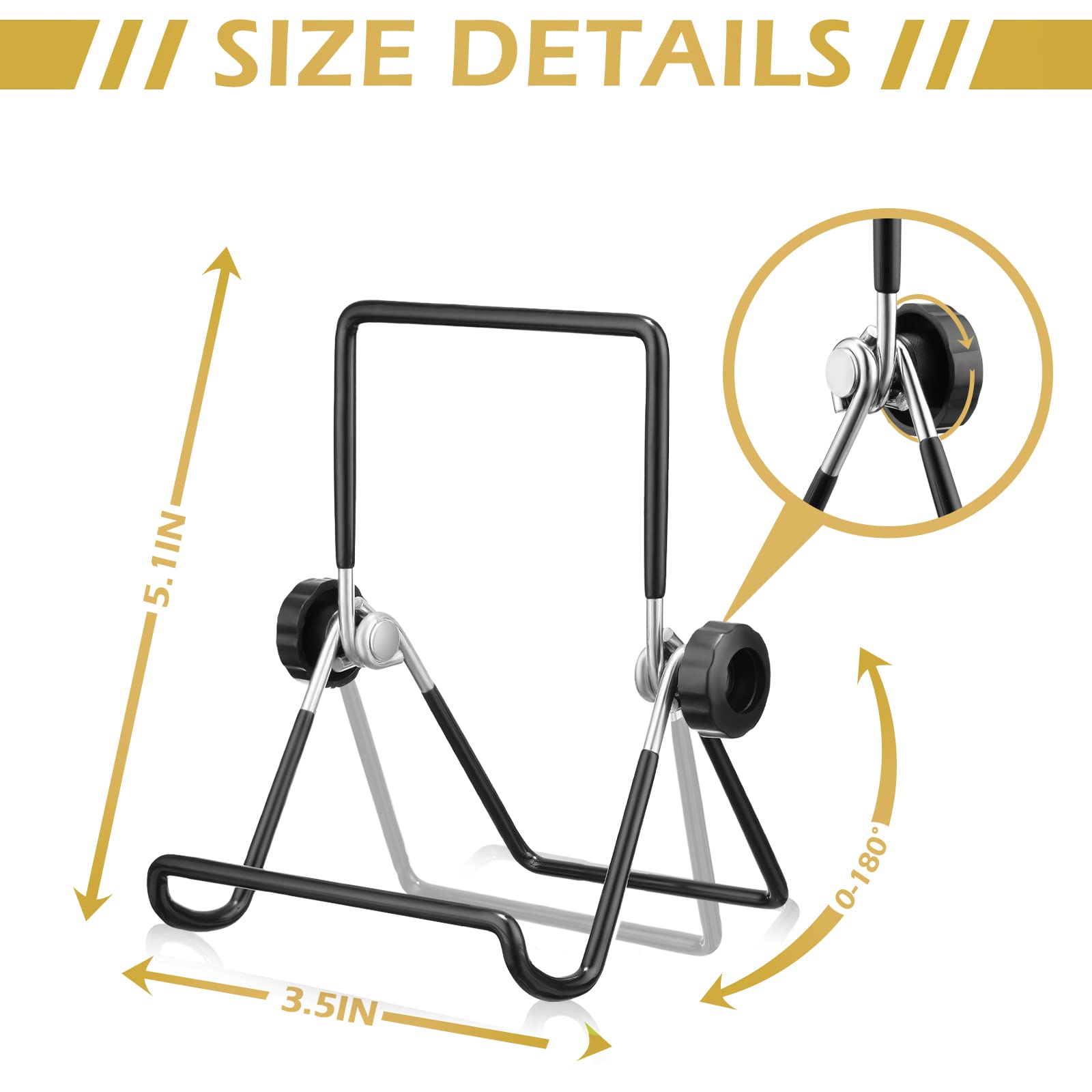 Mua Kenning 24 Pack Adjustable Easel Stand Bulk 3.54'' x 5.12'' Wire ...