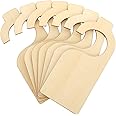 Amazon.com: 21 Pack Blank Clothing Rack Divider, Wooden Closet Size ...