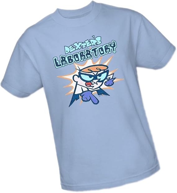 Amazon.com: Cartoon Network Dexter - Dexter's Laboratory Adult T-Shirt ...