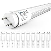 Sunco 10 Pack T8 LED Bulbs 4 Foot, Tube Light Bulbs Ballast Bypass, 48 Inch Fluorescent ...