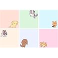 Amazon.com : Dog Notepad Set Cute Sticky Notes Kawaii Sticky Notes Dog ...