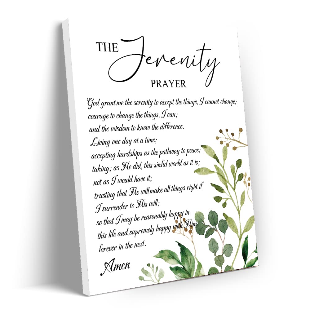 DOI-LANEE Full Version Serenity Prayer Print Canvas Wall Decor ...