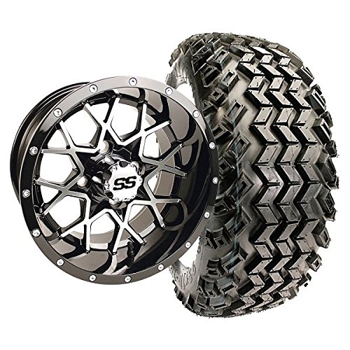 Set Of 14" Vortex Wheels On A/T Tires