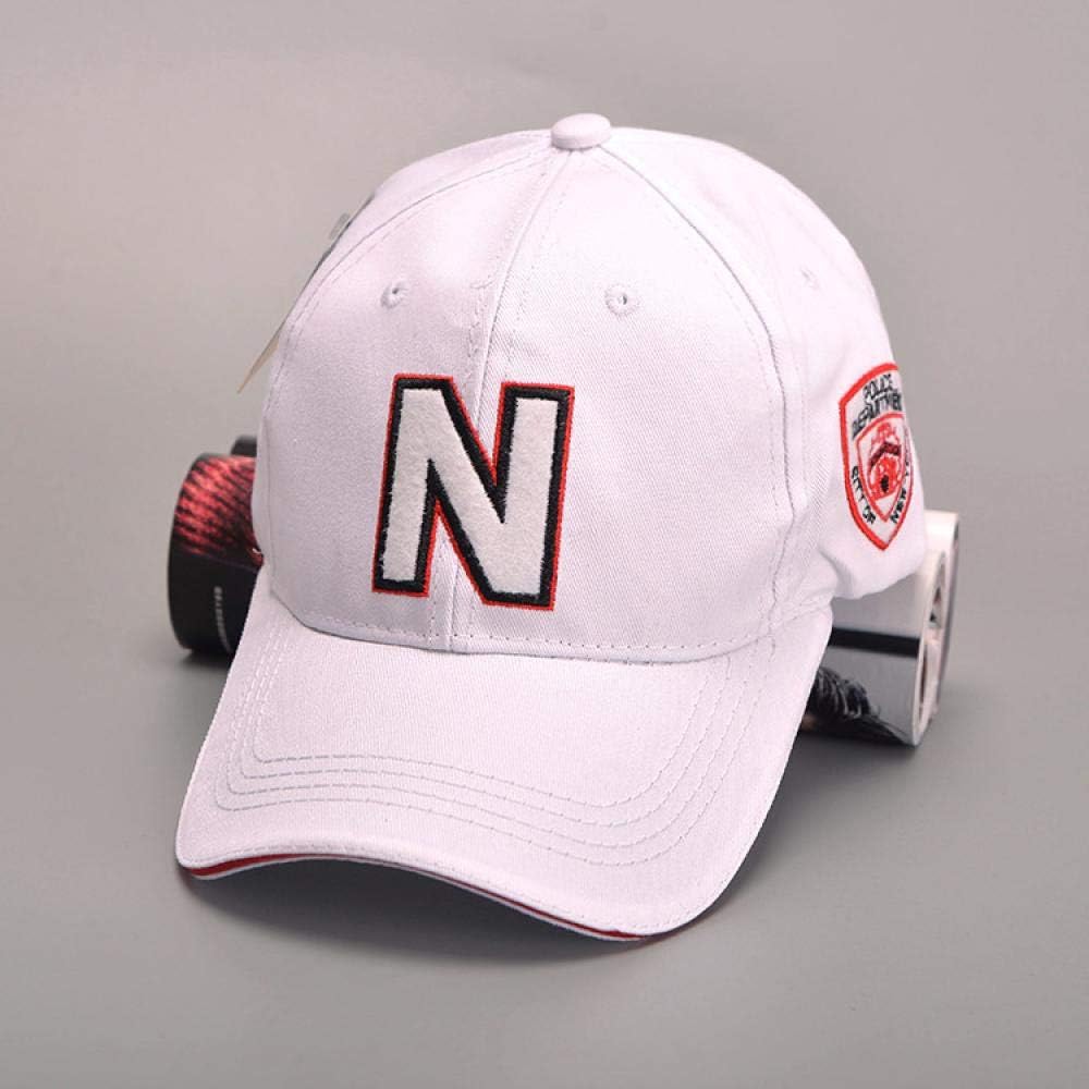 Gorra de Beisbol Gorra De Béisbol con Letra N, Gorra De Policía para ...
