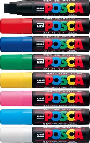 UNI POSCA PC-17K"FULL RANGE ALL 8 COLOURS" in Saudi Arabia | Whizz ...