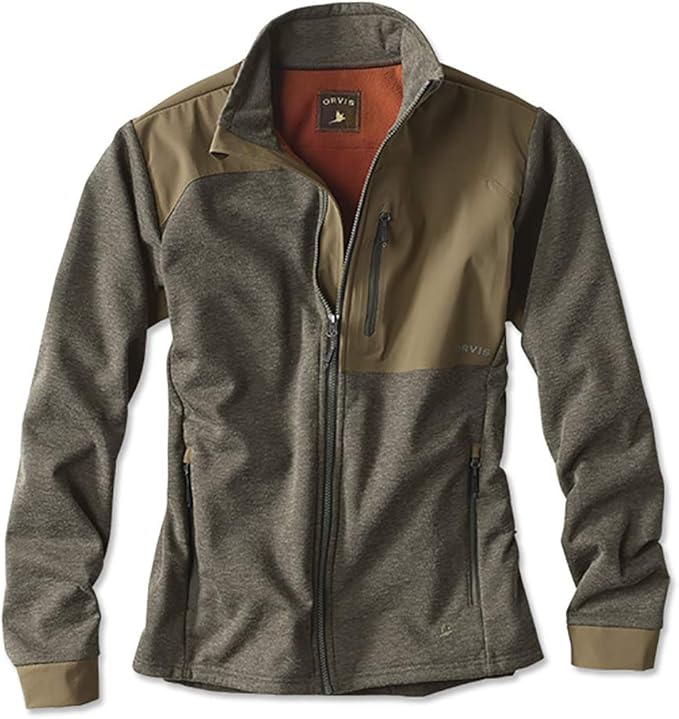 Orvis Men's Hybrid Wool Fleece Jacket, Olive Heather, Medium at Amazon ...