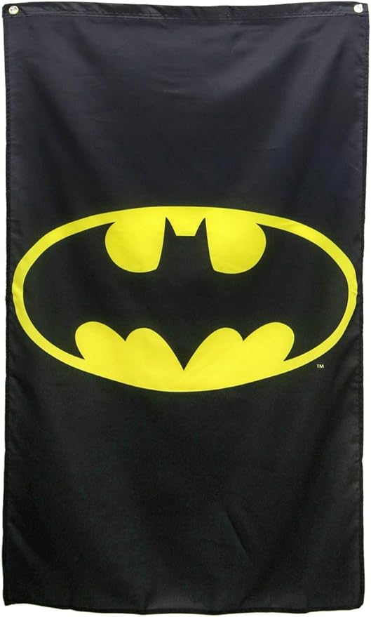 Amazon.com : DC Comics- Batman Logo Banner Fabric Poster 30 x 50in ...