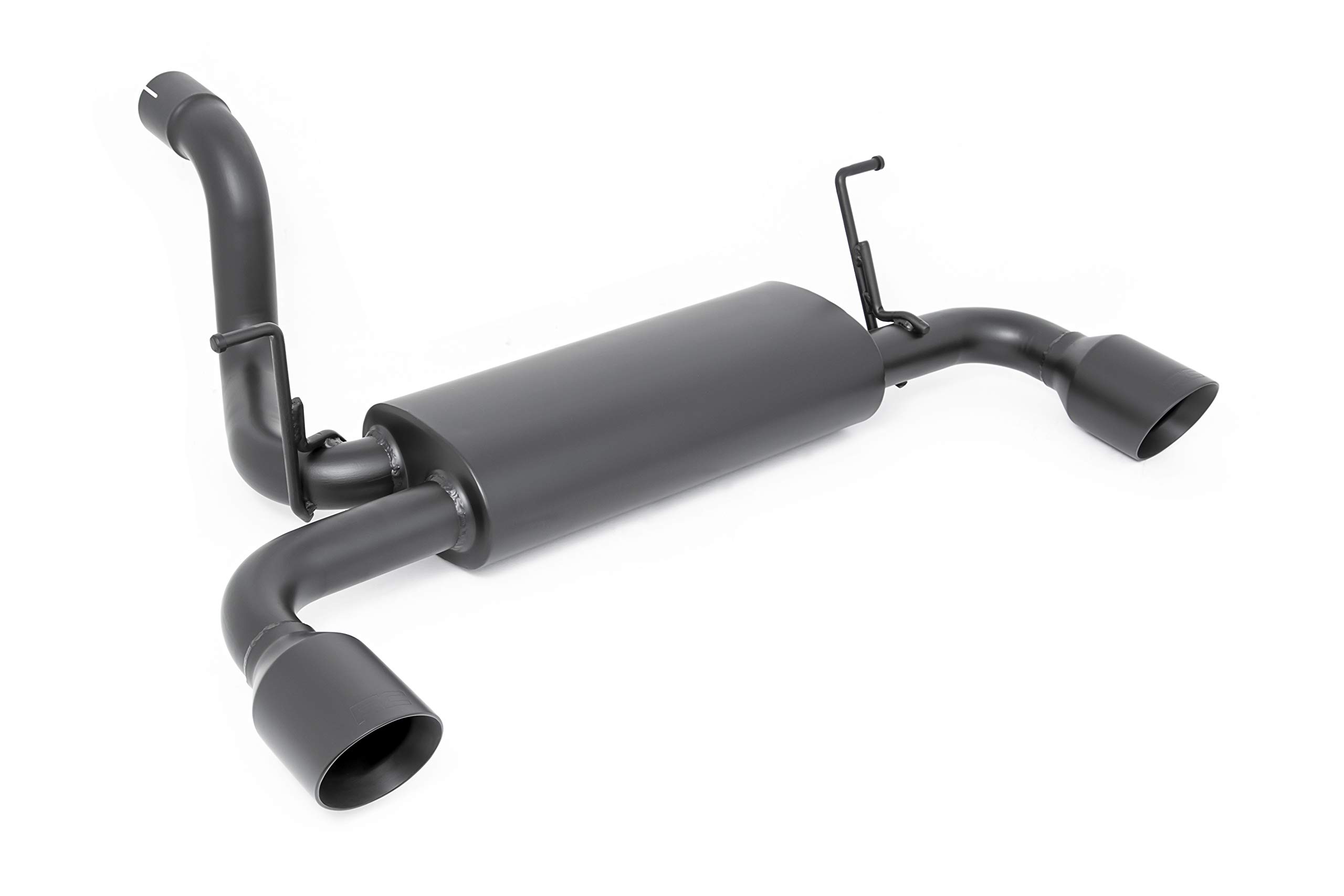 Rough Country Black Performance Dual Outlet Exhaust for 18-24 Jeep JL ...