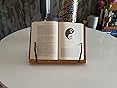Readaeer Large Size Bamboo Reading Rest Cookbook Cook Book Holder Stand ...