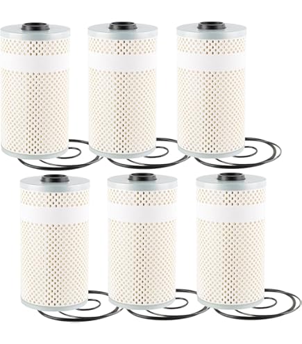 Wix 33166 Fuel Filter Set Heavy Duty Cartridge Fuel Metal Canister 8 ...