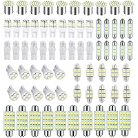 Amazon.com: Ausfyyam 70 Pieces LED Car Bulb Kit Interior Car Lights LED Dome Light 31 mm 36 mm ...