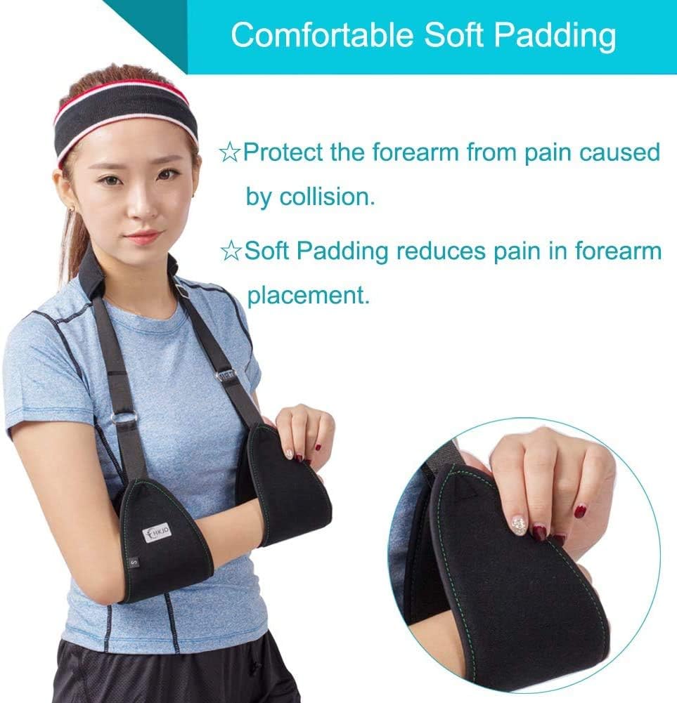 HKJD Arm Sling for Torn Rotator Cuff Elbow, Wrist, Thumb Injuries ...