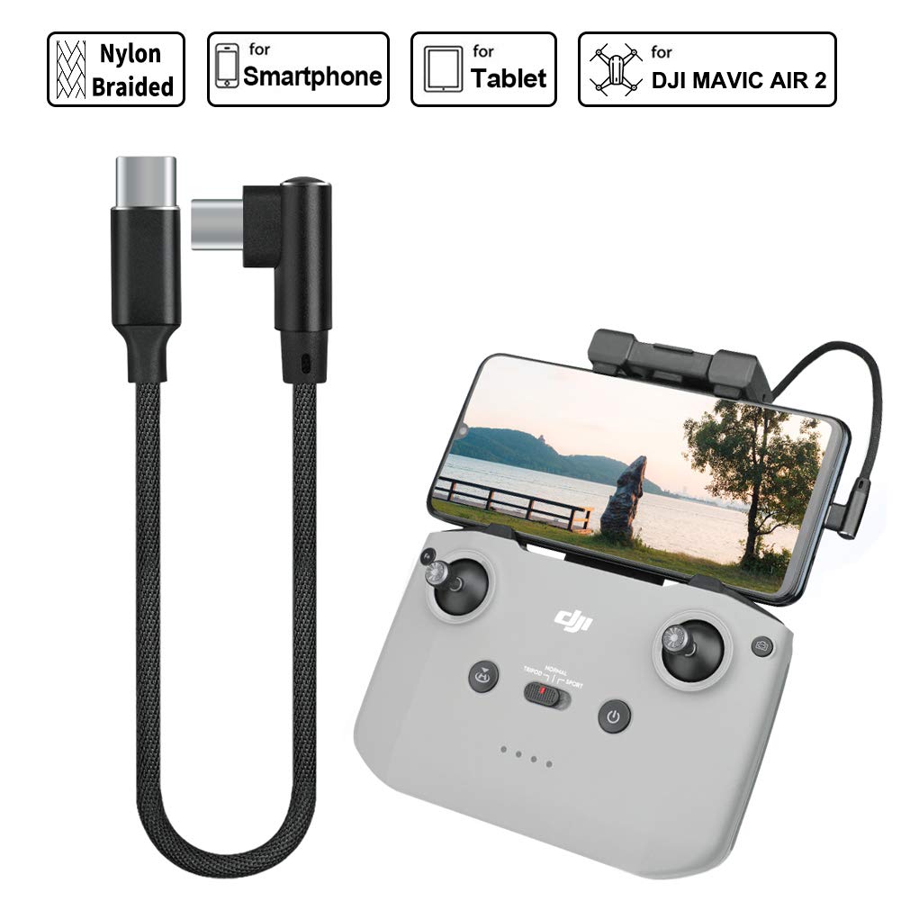 Buy O'woda Mavic Air 2S Type C to USB C OTG Cable Phone to Remote ...