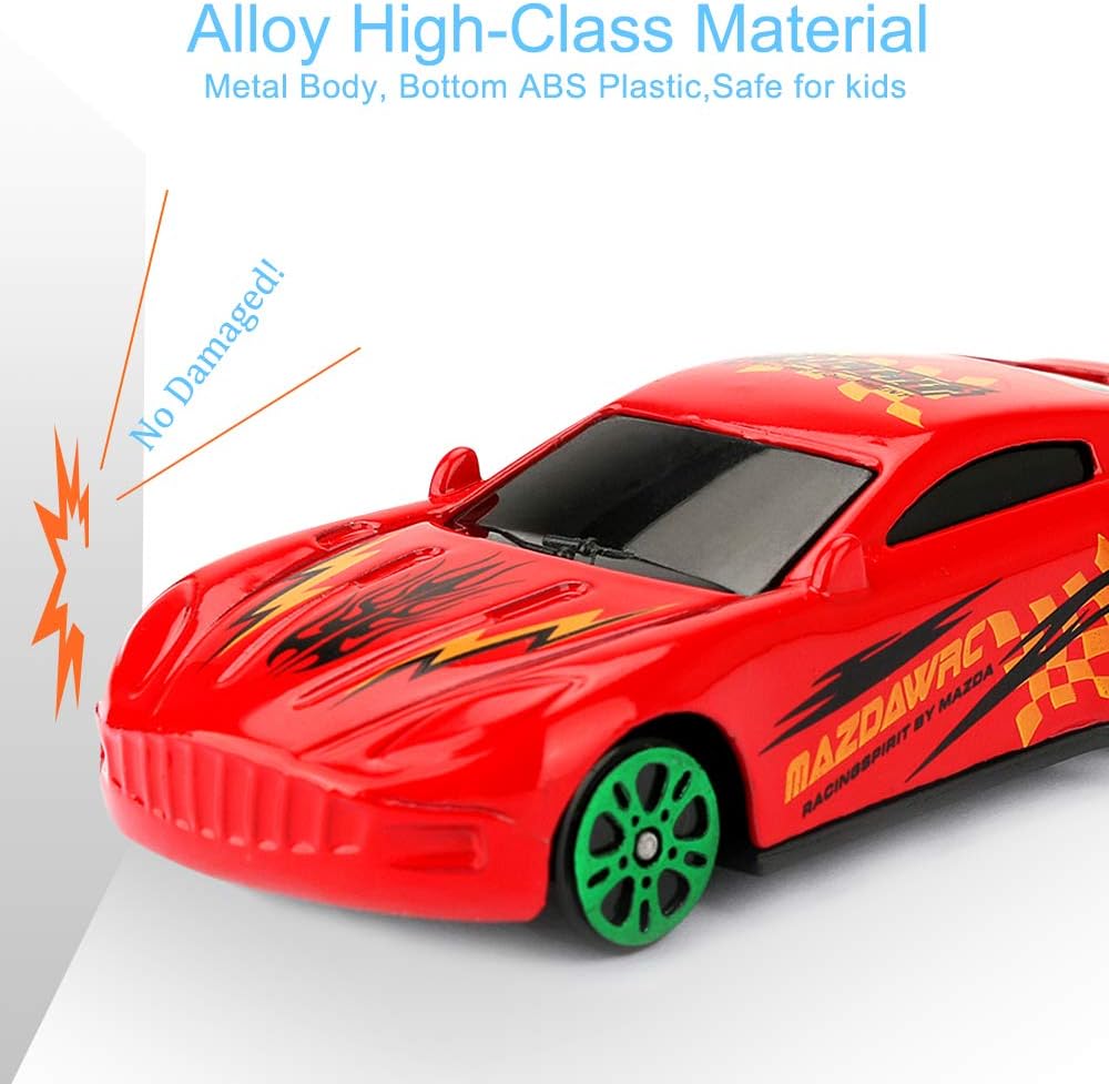 CestMall Racing Cars Toy Set with Activity Play Mat Alloy Metal Race ...