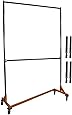 Amazon.com: Extended Height Nesting Z-Rack Rolling Garment Rack with ...