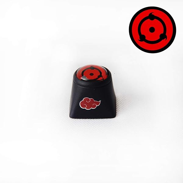 Naruto The Sharingan Keycaps for Mechanical Keyboards (Cherry switches ...