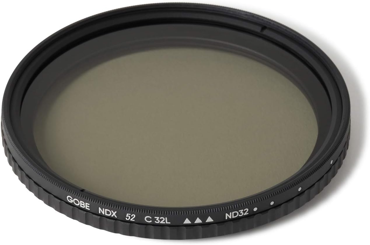 GOBE 52mm ND2-32 (1-5 Stop) Variable ND Lens Filter (3Peak) – BigaMart