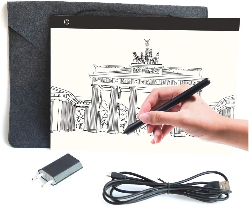 Professional LED Light Board – Super Slim Art Box Ideal for Drawing ...