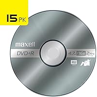 Amazon.com: Maxell 639008 4.7Gb Dvd+R Spindle, 15-pack : Electronics