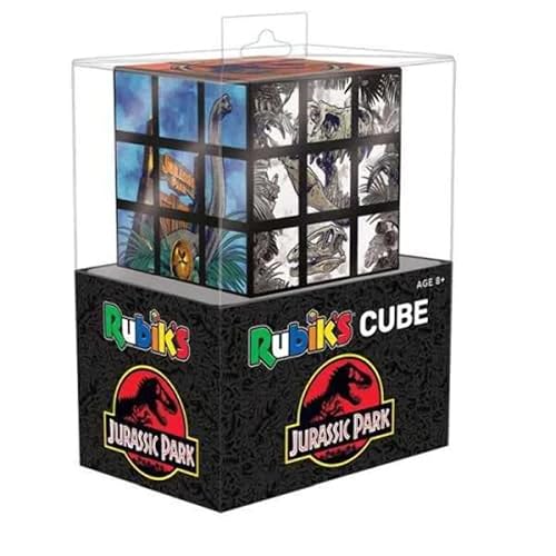 Jurassic Park Rubik's Cube | Collectible Puzzle Cube Featuring Jurassic ...