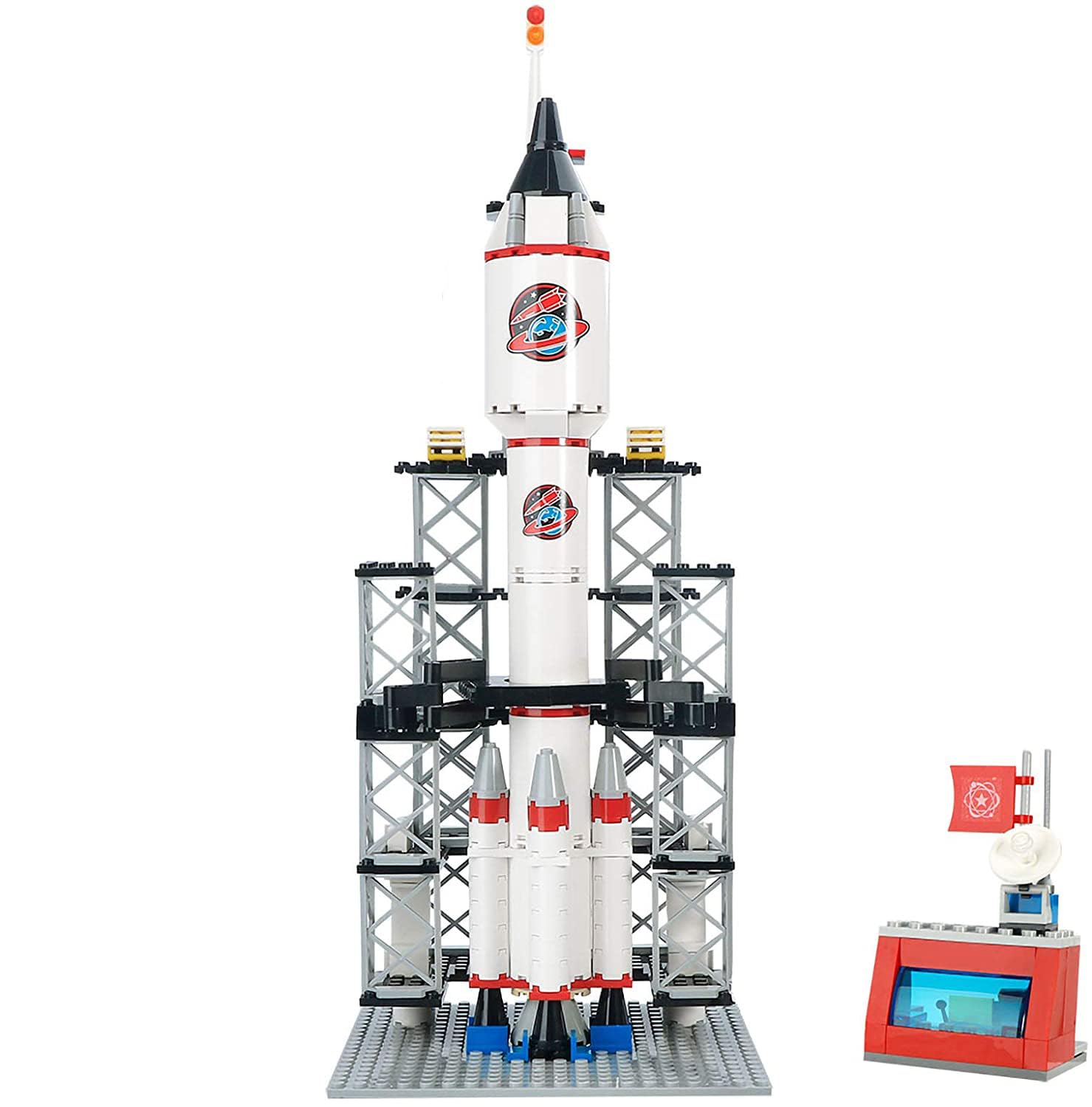 Mua BRICK STORY Rocket Launch Center Space Explorer Building Kit Space ...