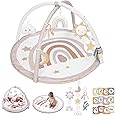 Amazon.com : Baby Play Gym Mat, Tummy Time Activity Mat with 7 ...