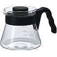 Amazon.com | Hario V60 Glass Coffee Server, 450ml, Black: Coffee Pots ...