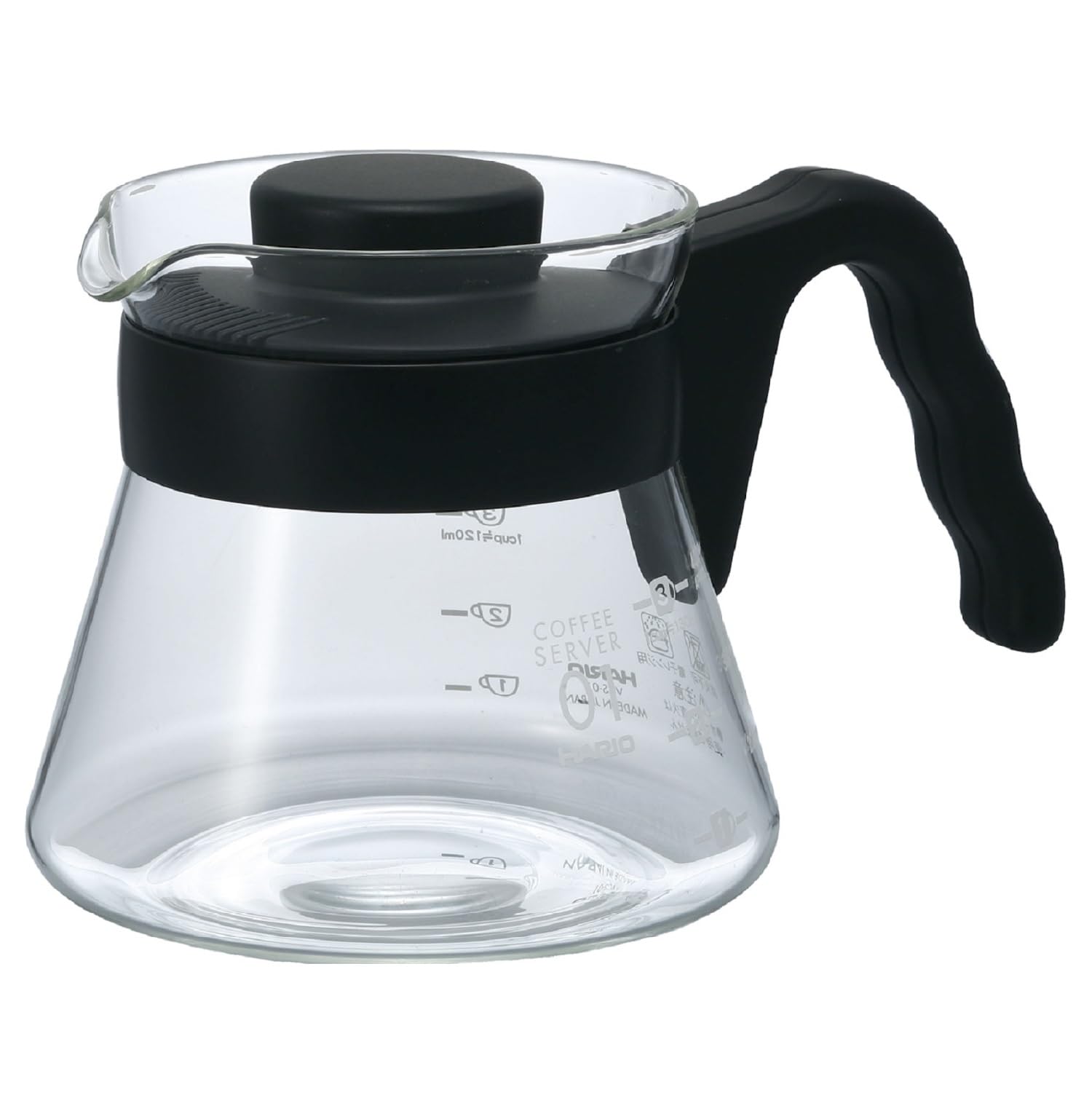 Mua V60 Glass Coffee Server, 450ml, Black trên Amazon Mỹ chính hãng 2024 | Fado