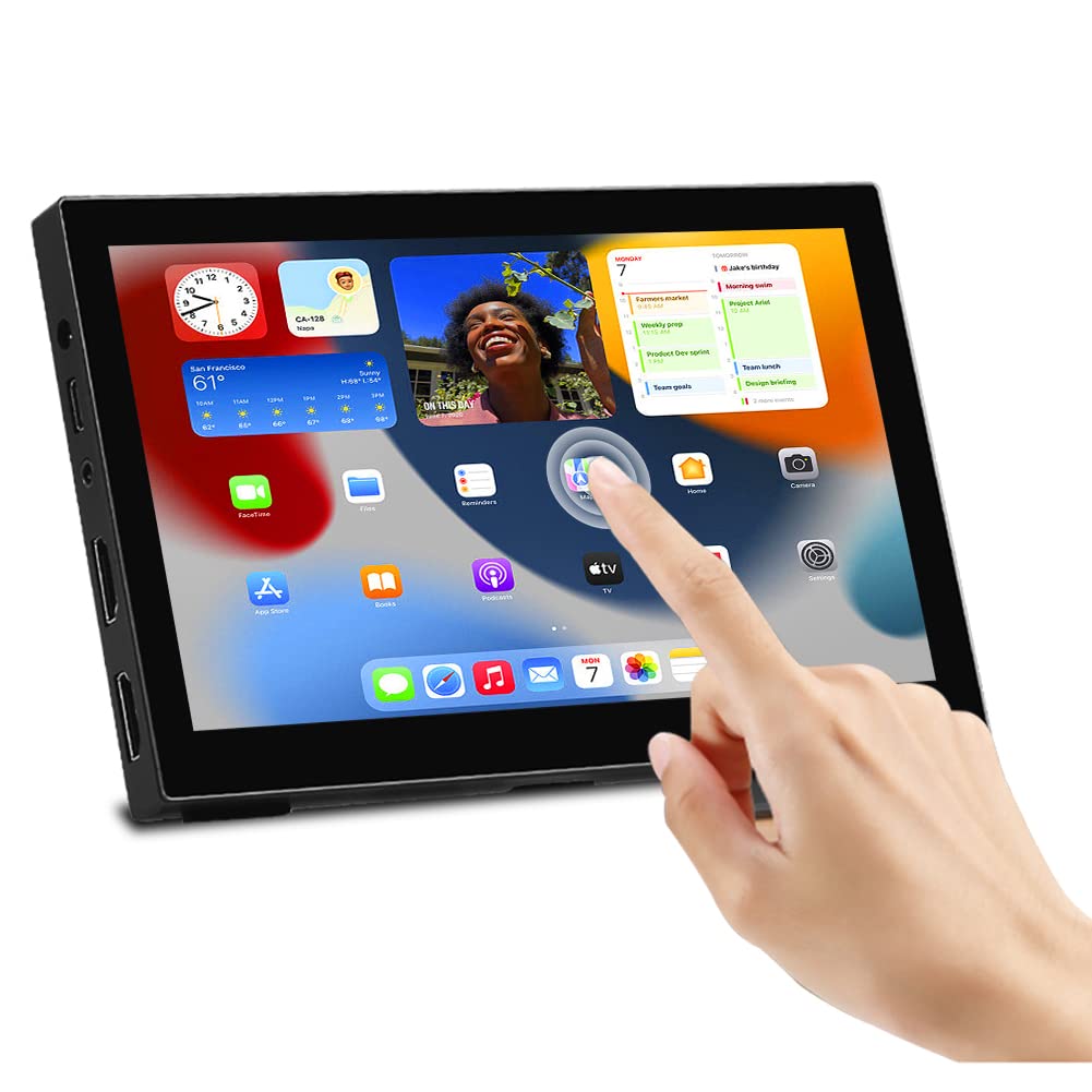Mua 7Inch Mini Small Touchscreen Monitor Built-in Speakers 1024X600 ...
