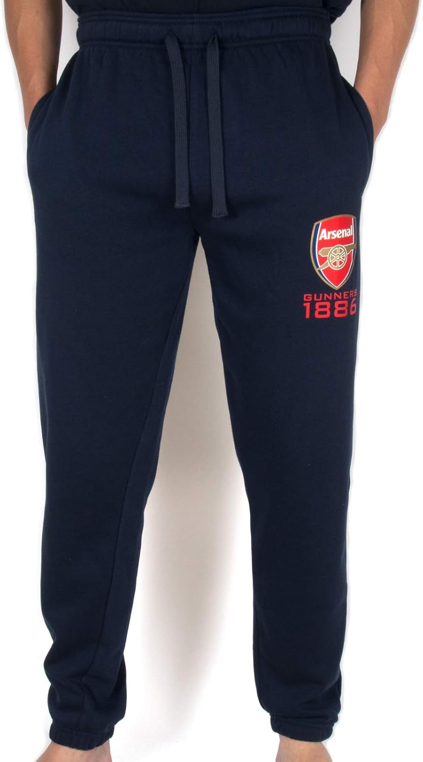 Arsenal FC Official Football Gift Mens Fleece Joggers Jog Pants: Amazon ...