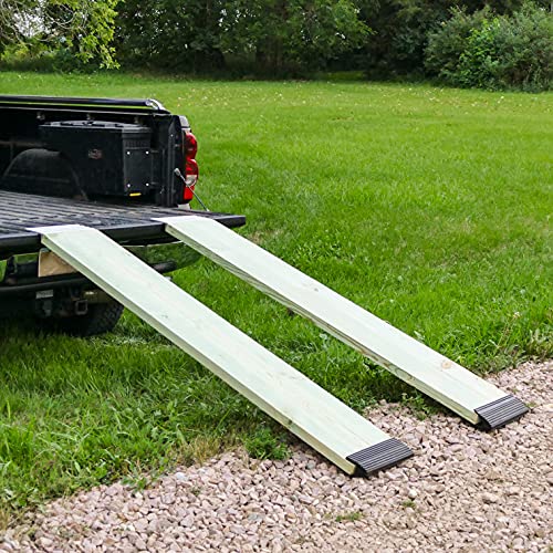 BISupply Aluminum Ramp Kit – 12in Truck Ramp Brackets and Rubber Feet ...