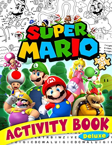 Super Mario Activity Book Super Mario 2021 Activity Book Kids ...
