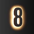 Amazon.com: LMP 12V DC Low Voltage Led House Numbers Address Numbers 8 ...