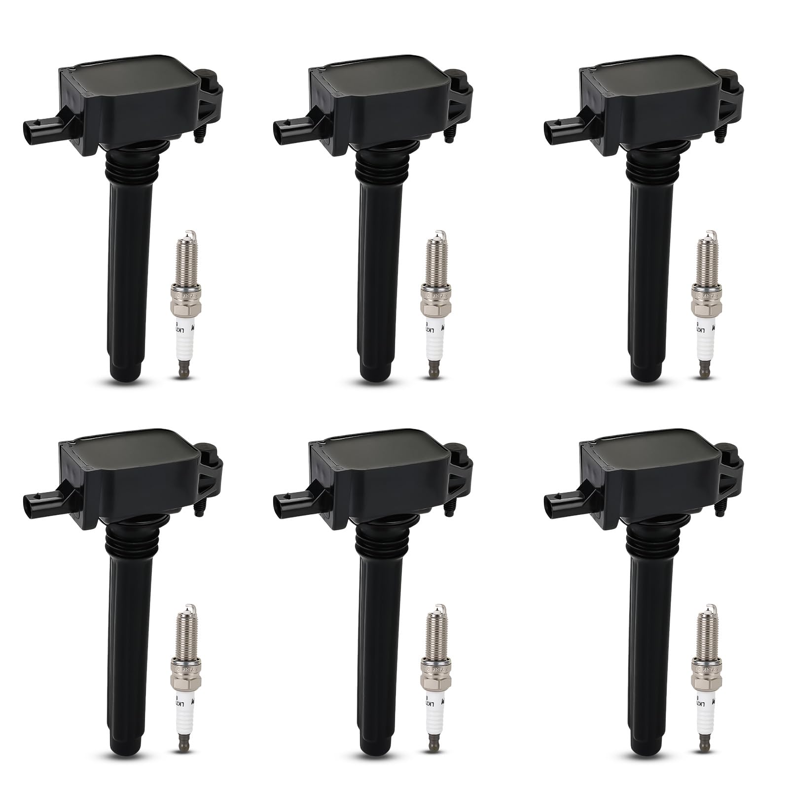 JDMON Ignition Coils Pack and Spark Plug Compatible with Chrysler Jeep ...