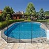 Giantex Pool Fence for In-Ground Easy DIY Installation Pool Barrier ...