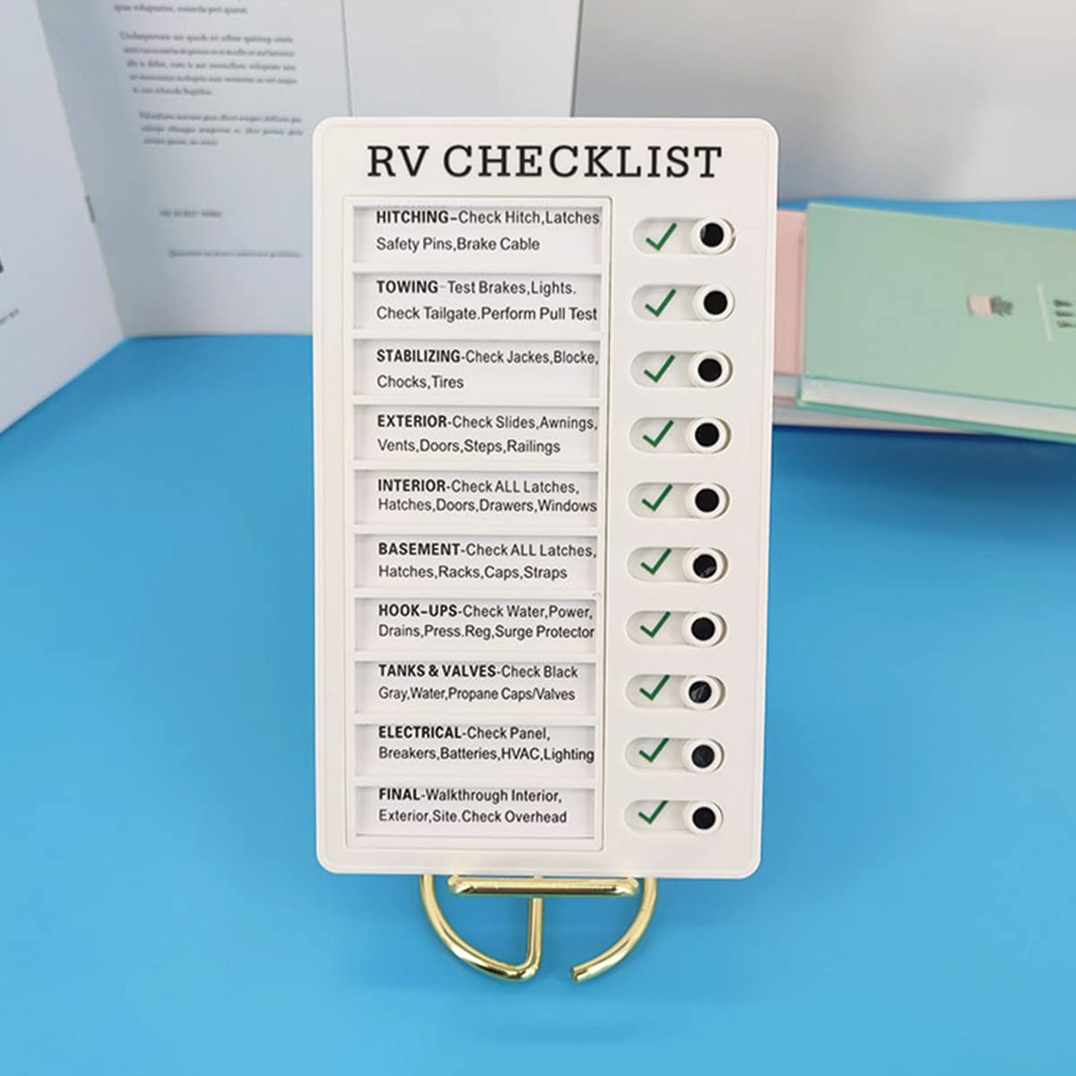 Mua RV Checklist Memo Plastic Boards, Portable to Do List Boards ...