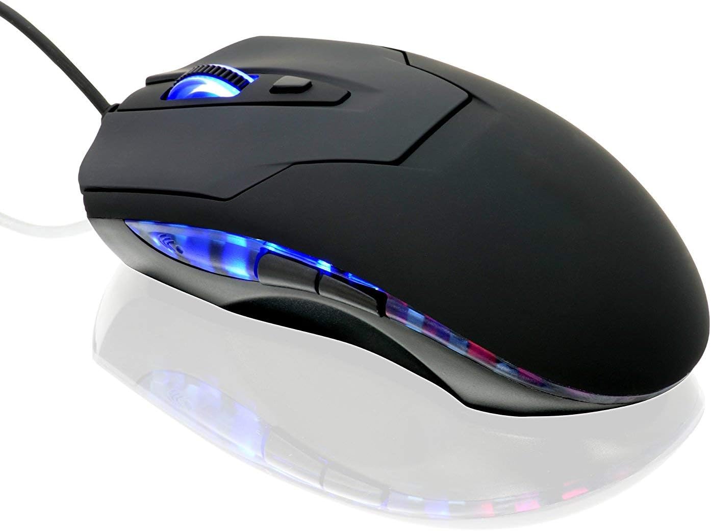 CSL - Mouse da gioco Gaming USB SM-610 - design ergonomico - LED blu ...