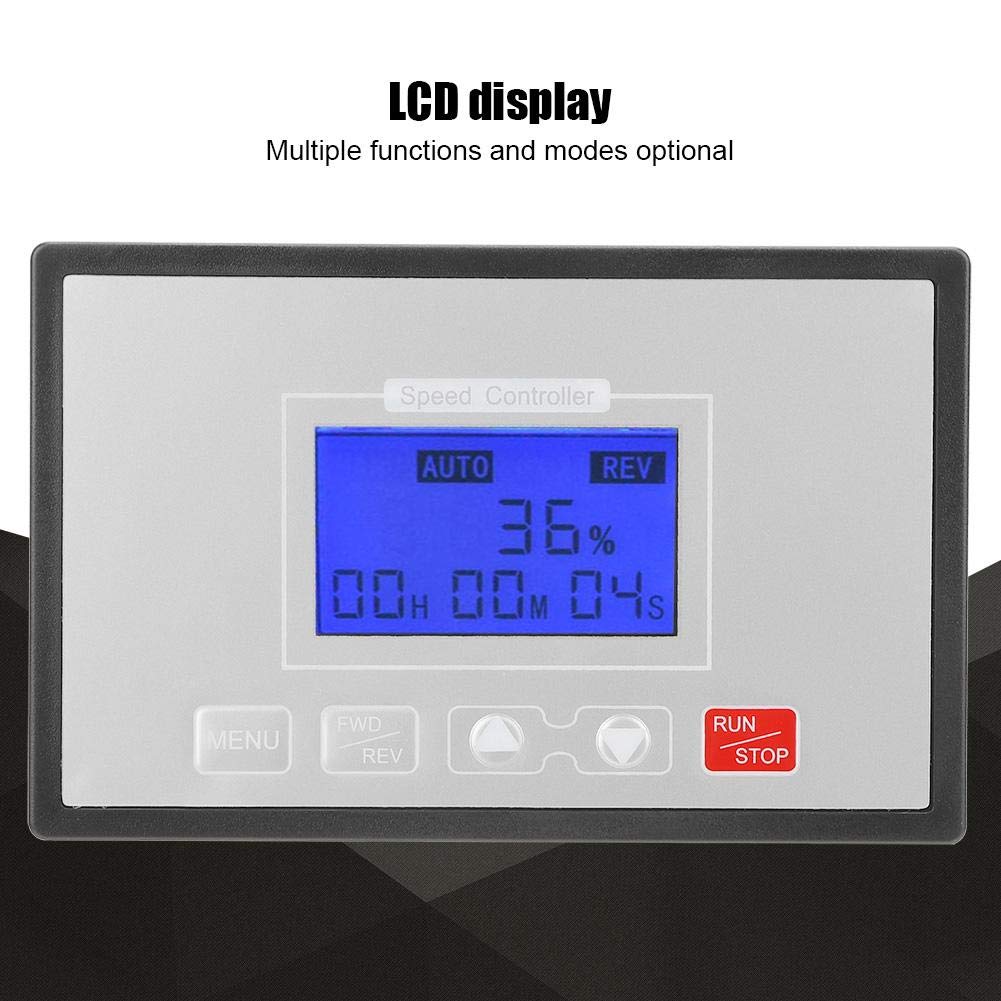 Mua 60A 10-55V DC Brush Motor Speed Controller LCD Display Slow Run/Stop Timer Reversible ...